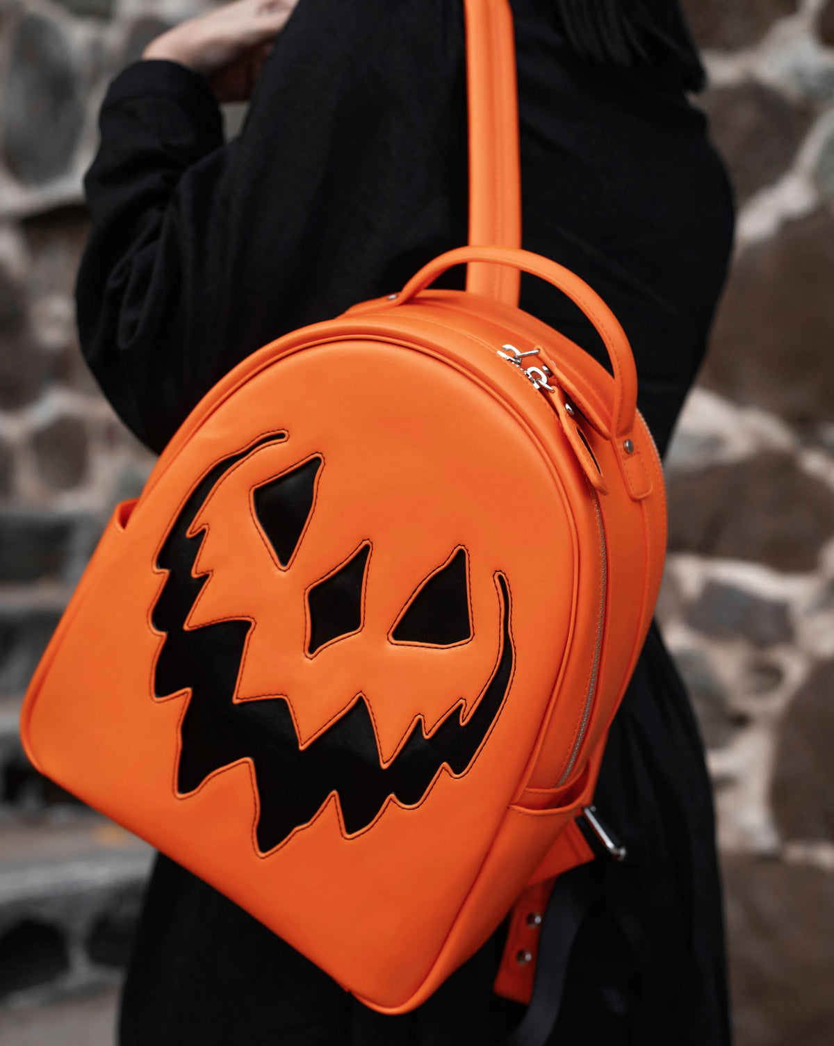 Orange Haunted Hallows Backpack | Lively Ghosts