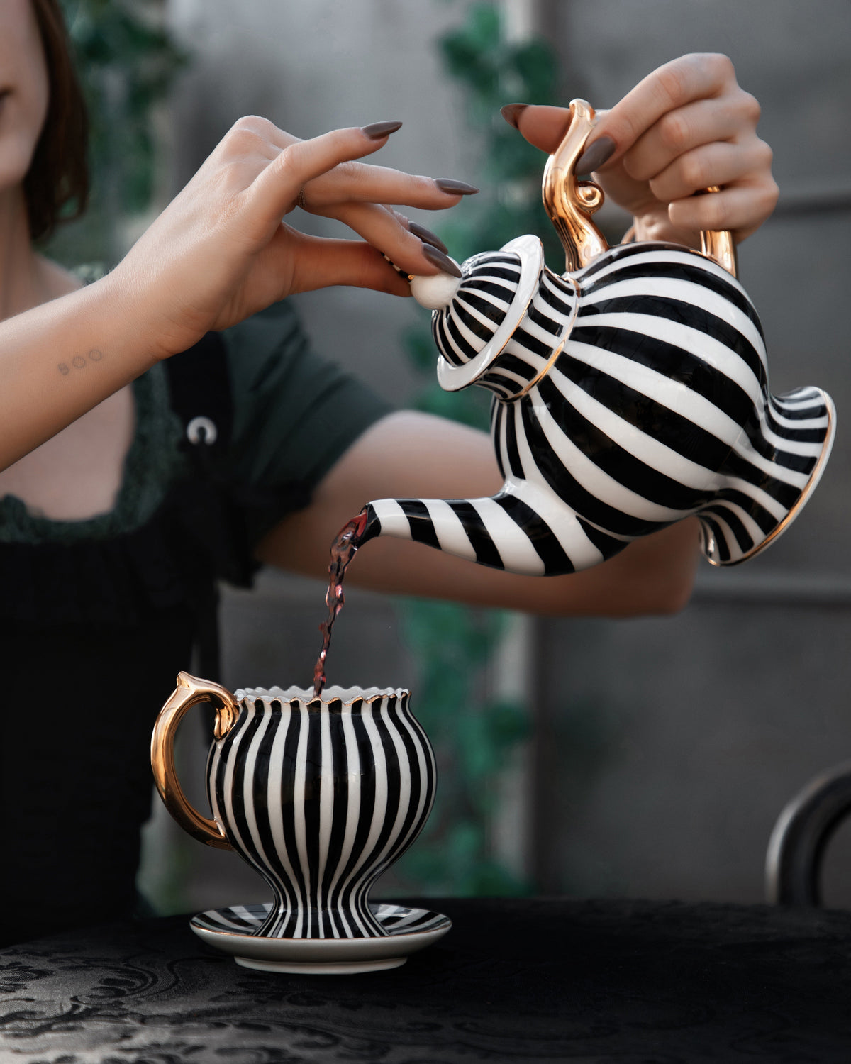 Teapot | Grim & Ghostly Tea Set | Lively Ghosts