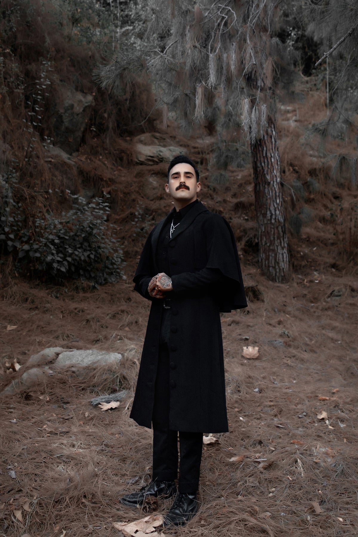 The Full-Length Nevermore Caped Coat | Lively Ghosts