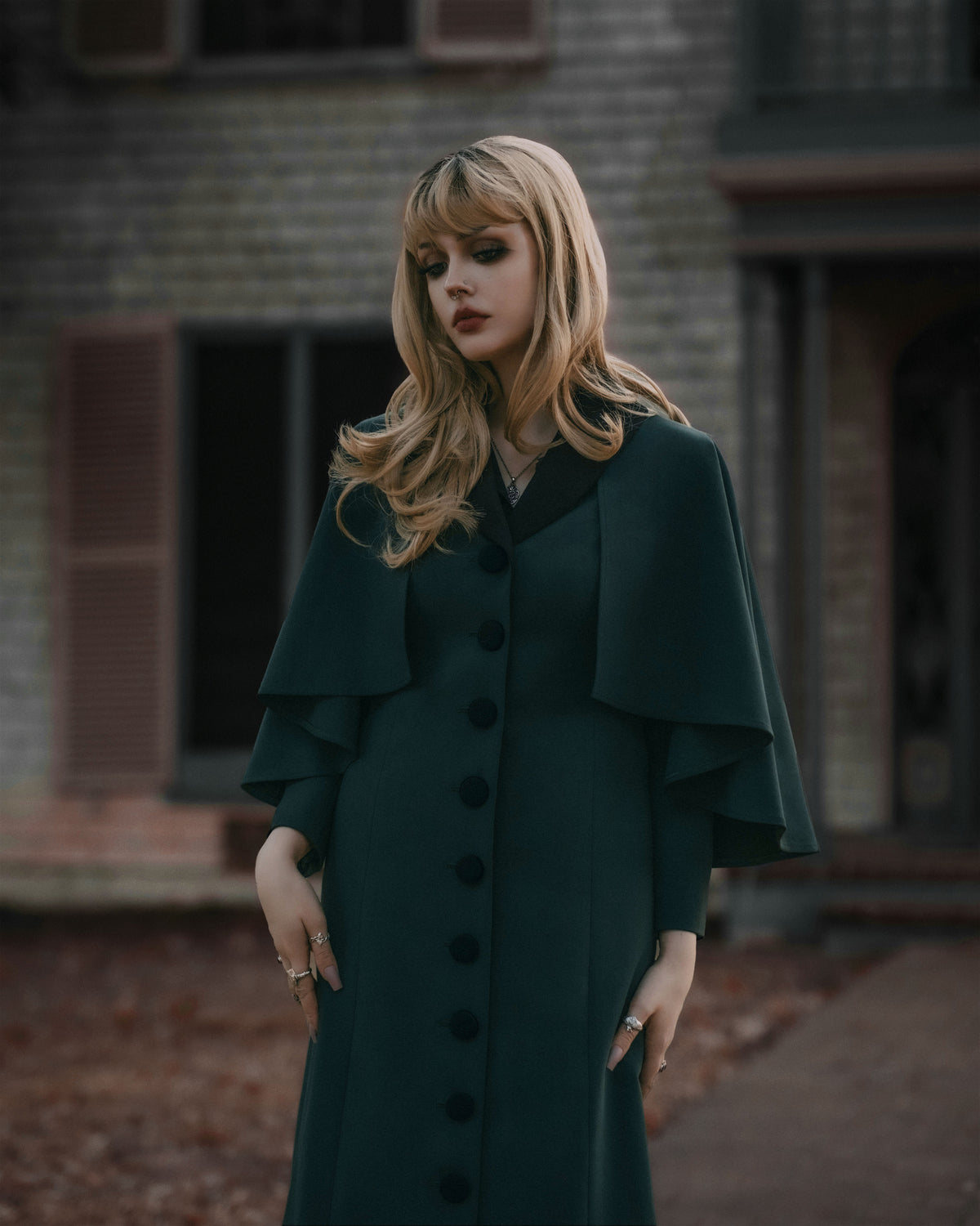 The Full-Length Ghost Host Caped Coat | Lively Ghosts