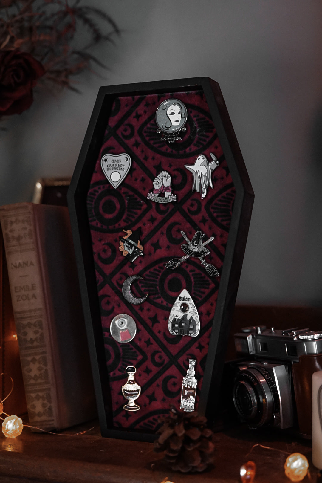 The ‘Seeker’ Coffin Pin Board — Large | Lively Ghosts