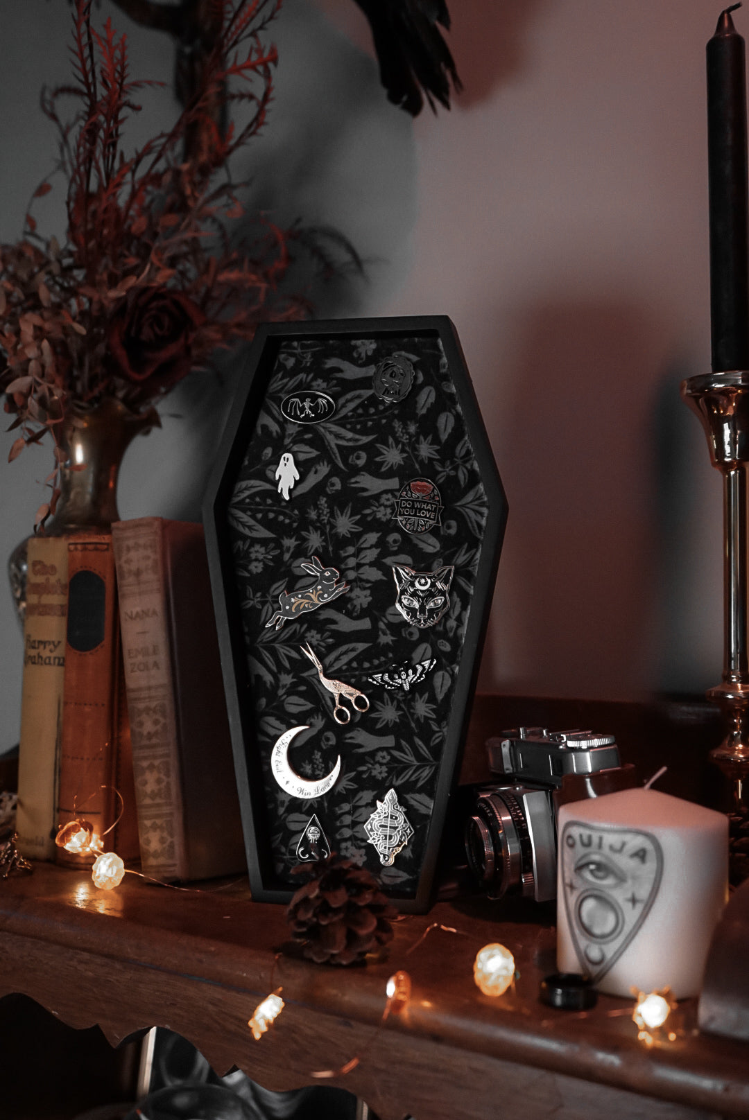 The ‘Pickety Witch’ Coffin Pin Board — Large | Lively Ghosts