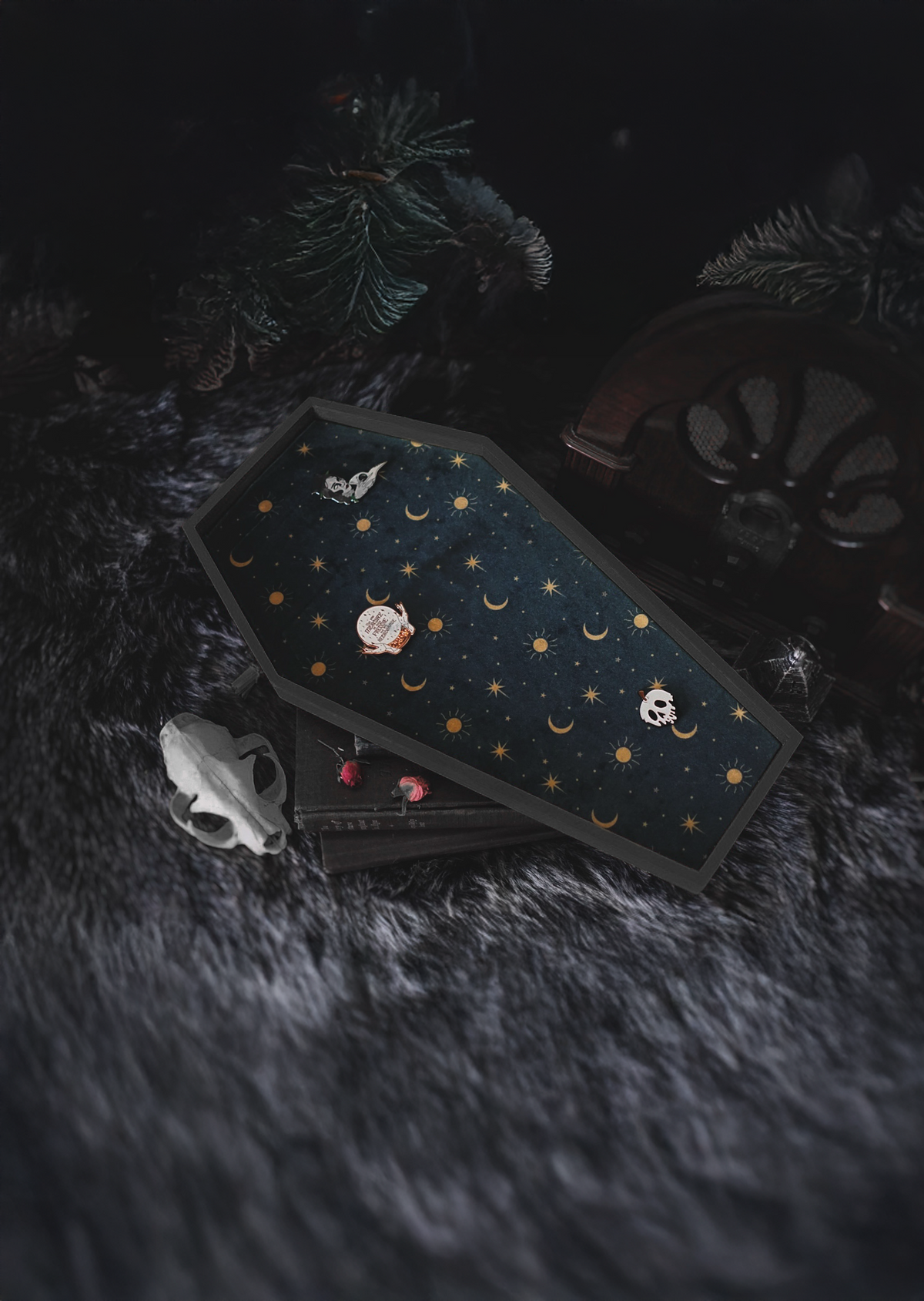The ‘Stargazer’ Coffin Pin Board — Large | Lively Ghosts