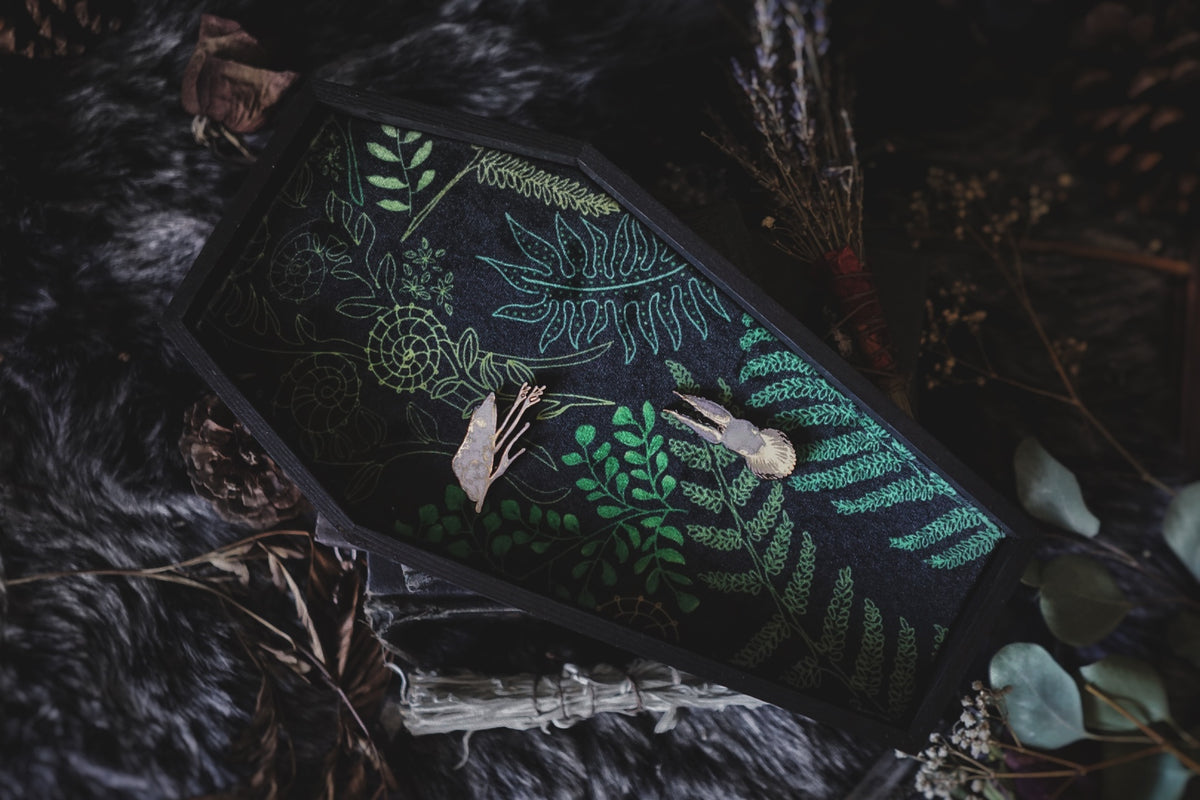 The ‘Terrarium’ Coffin Pin Board — Extra Large | Lively Ghosts